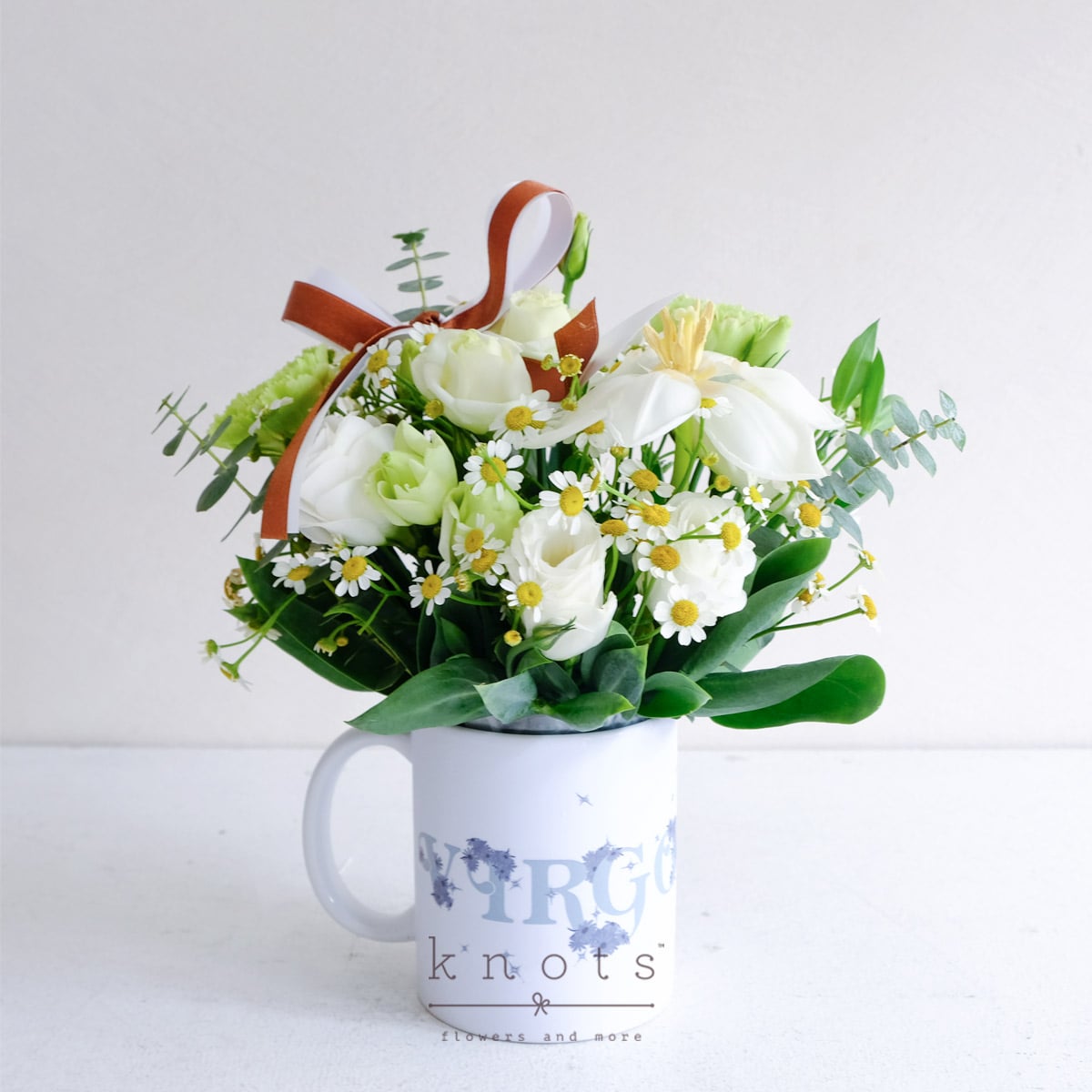 Virtuous Virgo (Tulip Cup Arrangement) | Knots.ph
