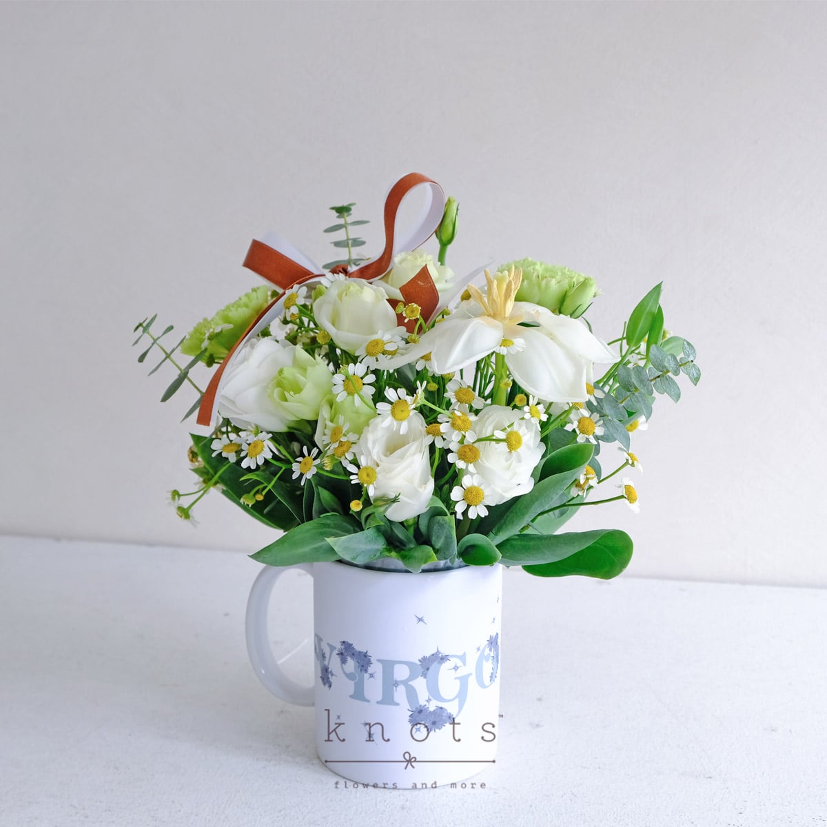 Virtuous Virgo (Tulip Cup Arrangement) | Knots.ph