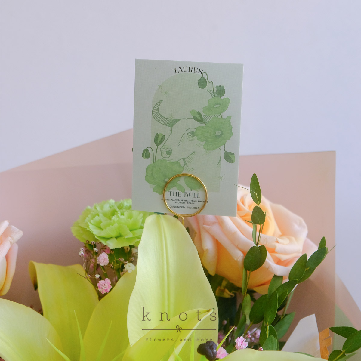 Gentle Taurus (Ecuadorian Roses and Lily Bouquet) | Knots.ph