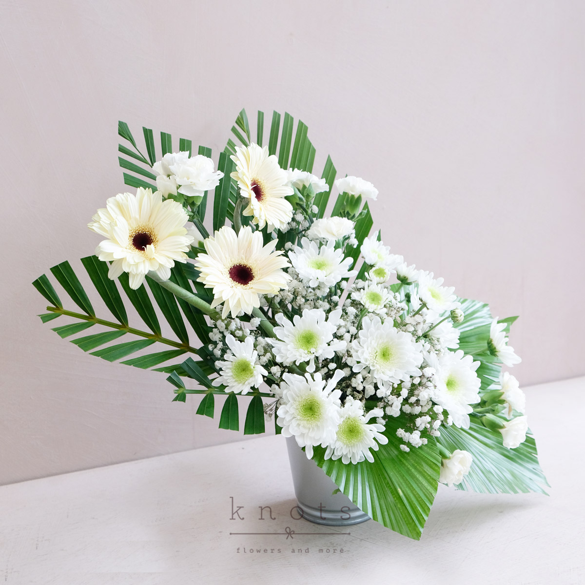 Sentimental Solace (Sympathy Flower Arrangement) | Knots.ph