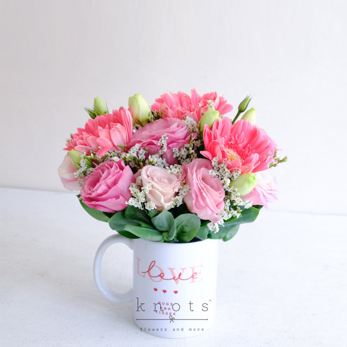 My Blooming Love (Pink Gerberas Cup Arrangement) | Knots.ph