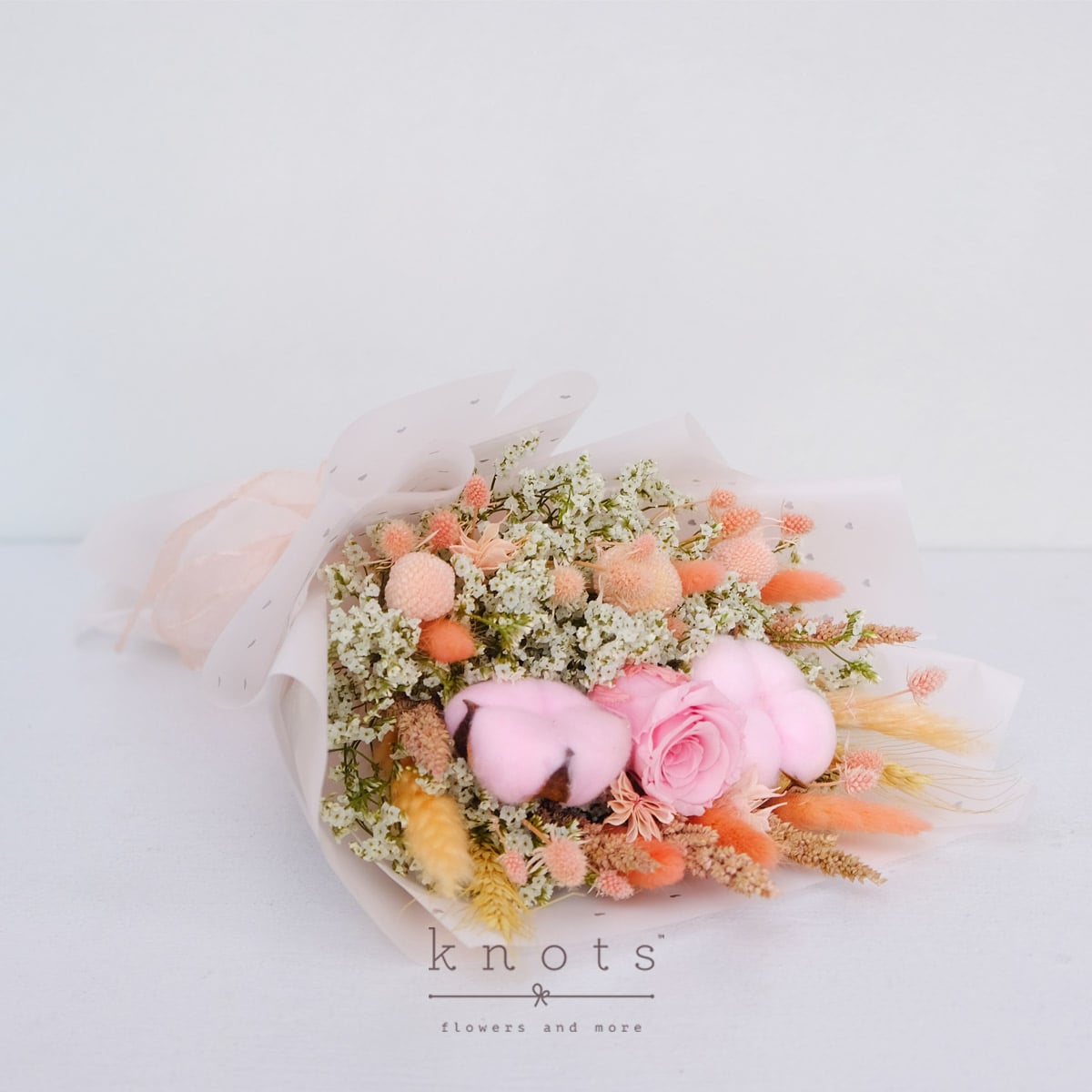 Eternal Bliss (Pink Preserved Rose Bouquet) | Knots.ph
