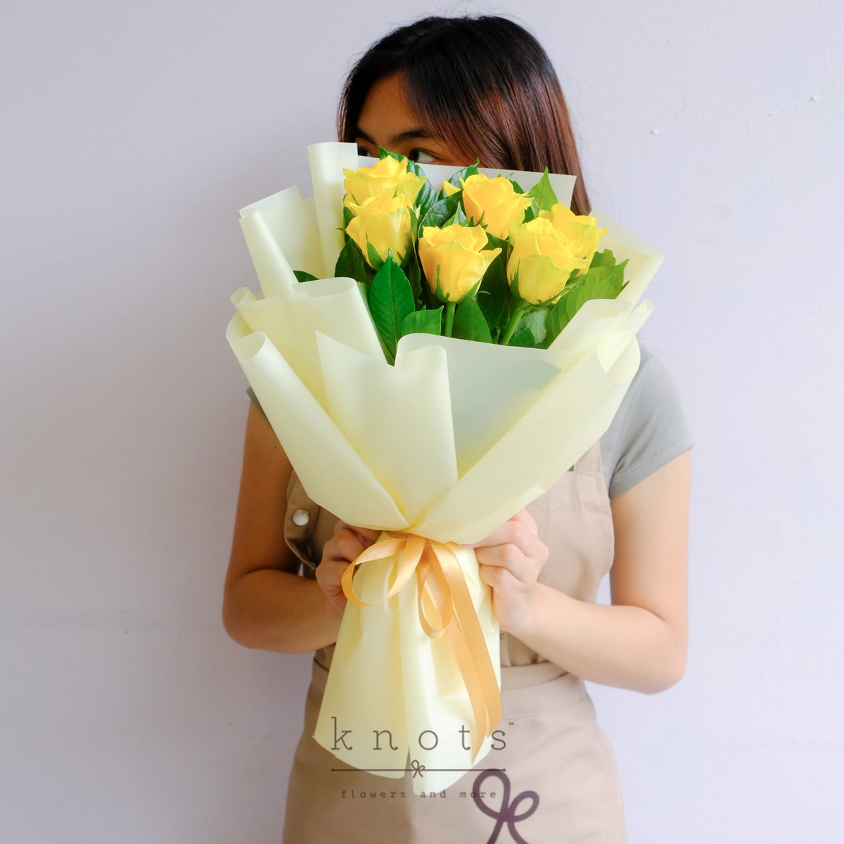 Brightly Blooming (Yellow Roses Bouquet) | Knots.ph