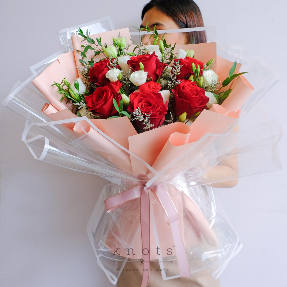 My Love is Infinite (6 Red Ecuadorian Roses Bouquet) | Knots.ph