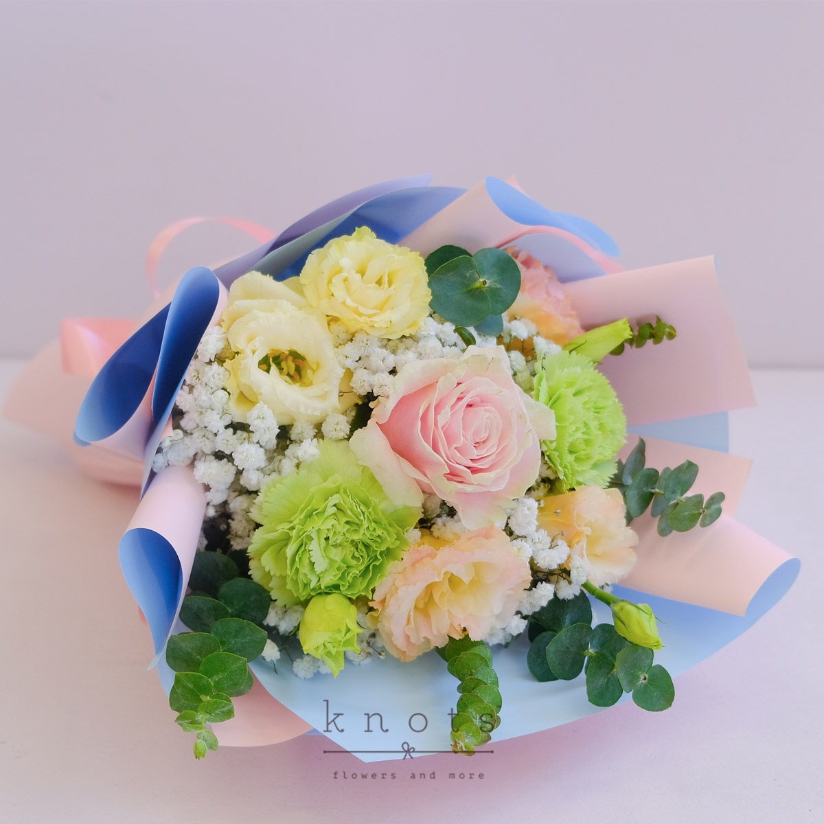 Flourishing Smile (Pink Ecuadorian Rose Bouquet) | Knots.ph