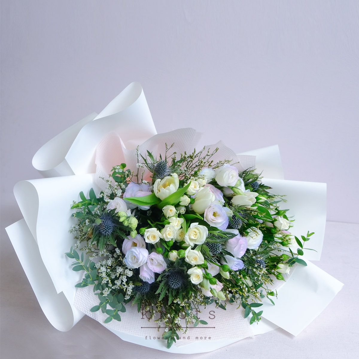 Dreamscape (White Tulips Bouquet) | Knots.ph