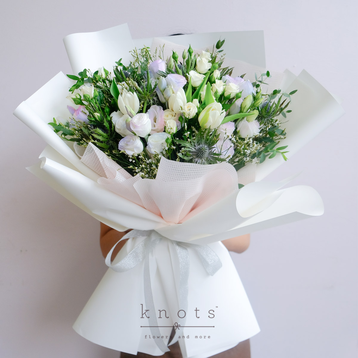 Dreamscape (White Tulips Bouquet) | Knots.ph