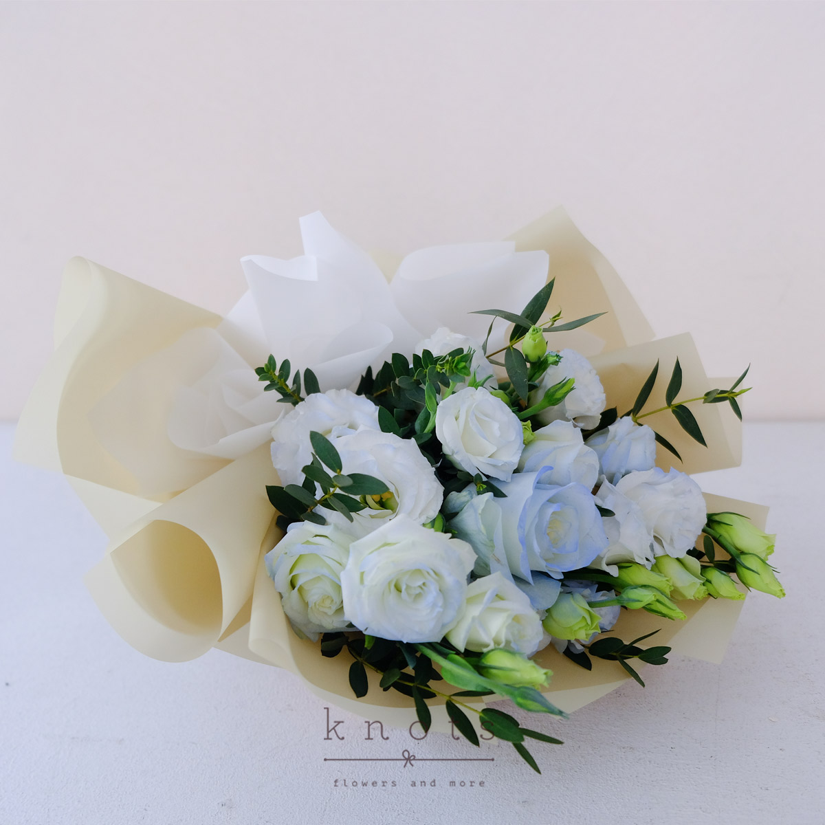 Krista (Light Blue Rose Bouquet) | Knots.ph