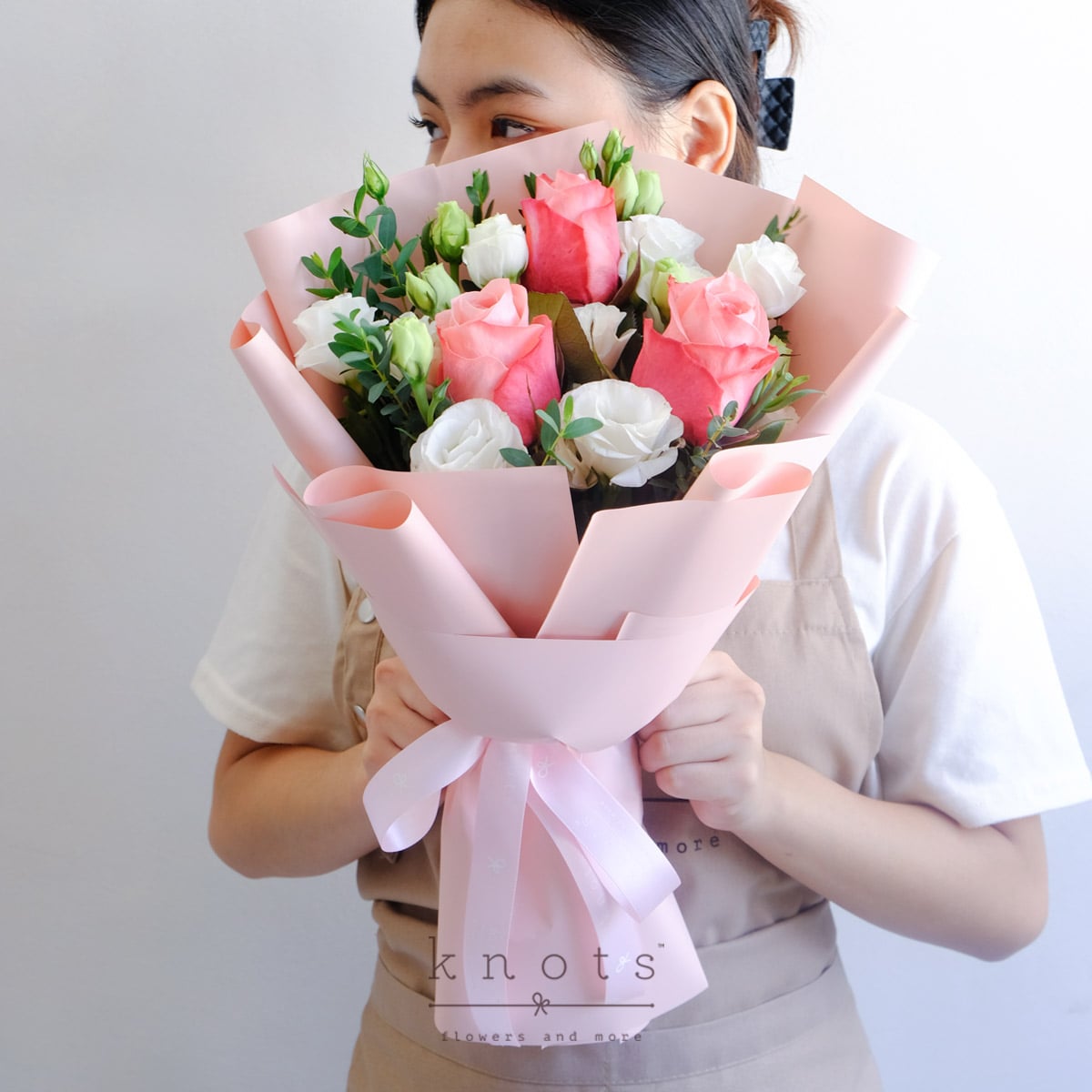 Blooming Crush (Pink Ecuadorian Rose Bouquet) | Knots.ph