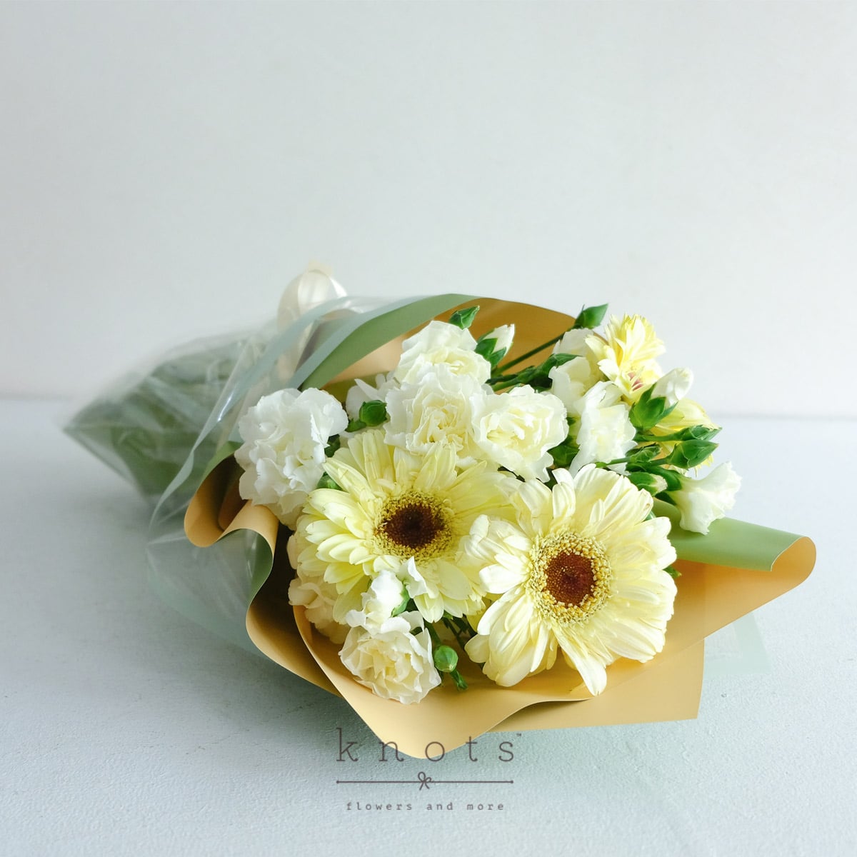 Pure Elegance (White Gerbera Bouquet) | Knots.ph
