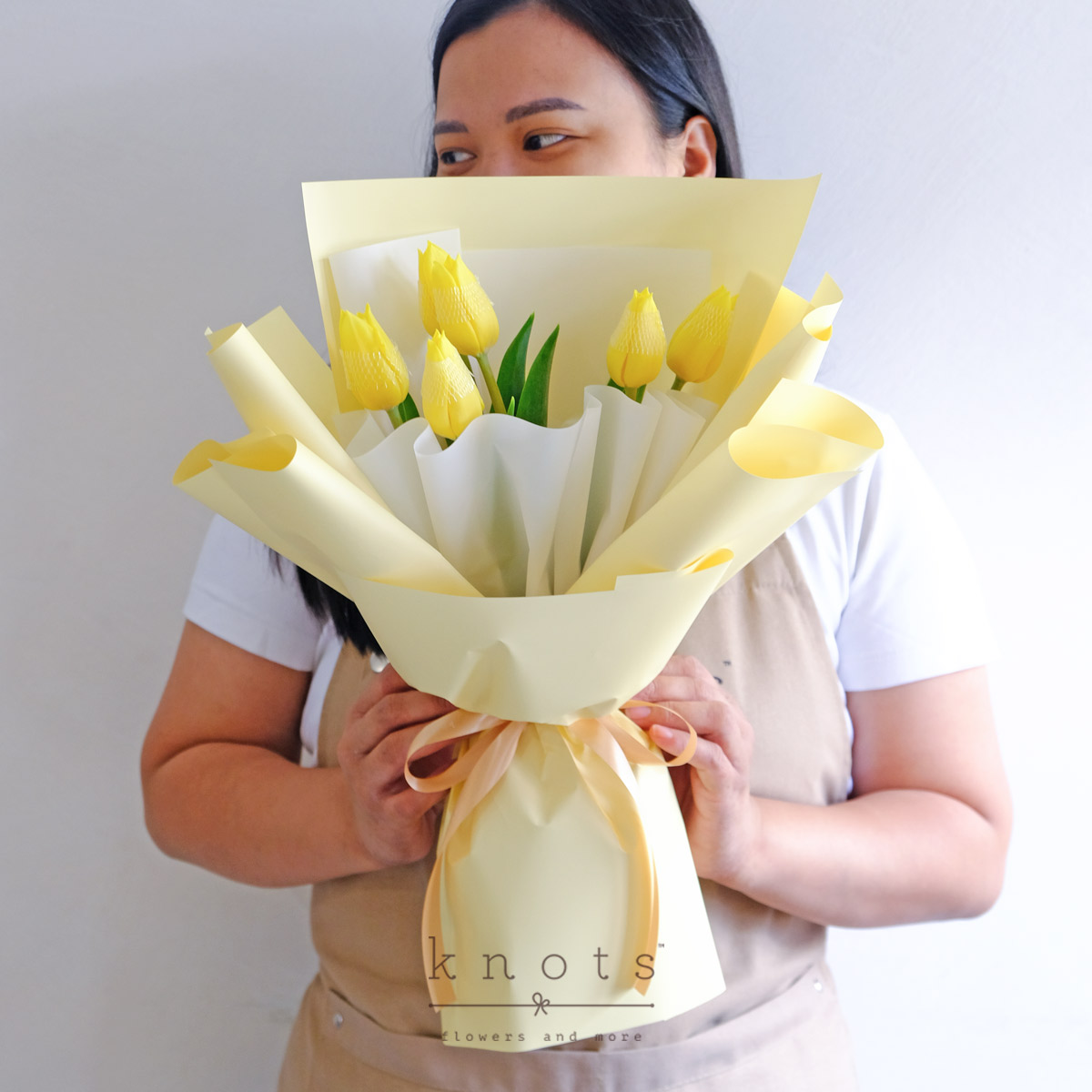 Warm Emotions (Yellow Tulips Bouquet) | Knots.ph