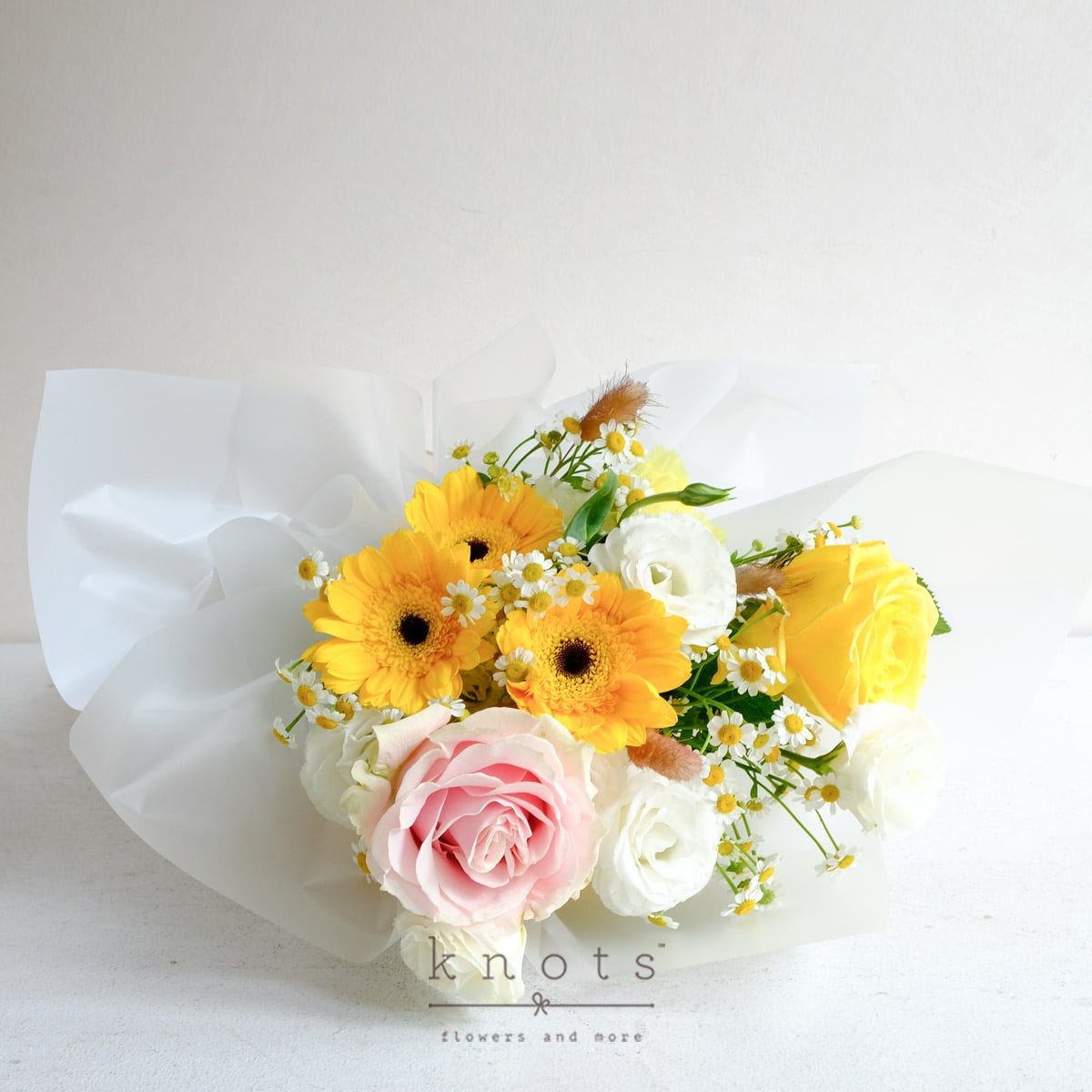 Meadow Muse (Roses and Gerbera Bouquet) | Knots.ph