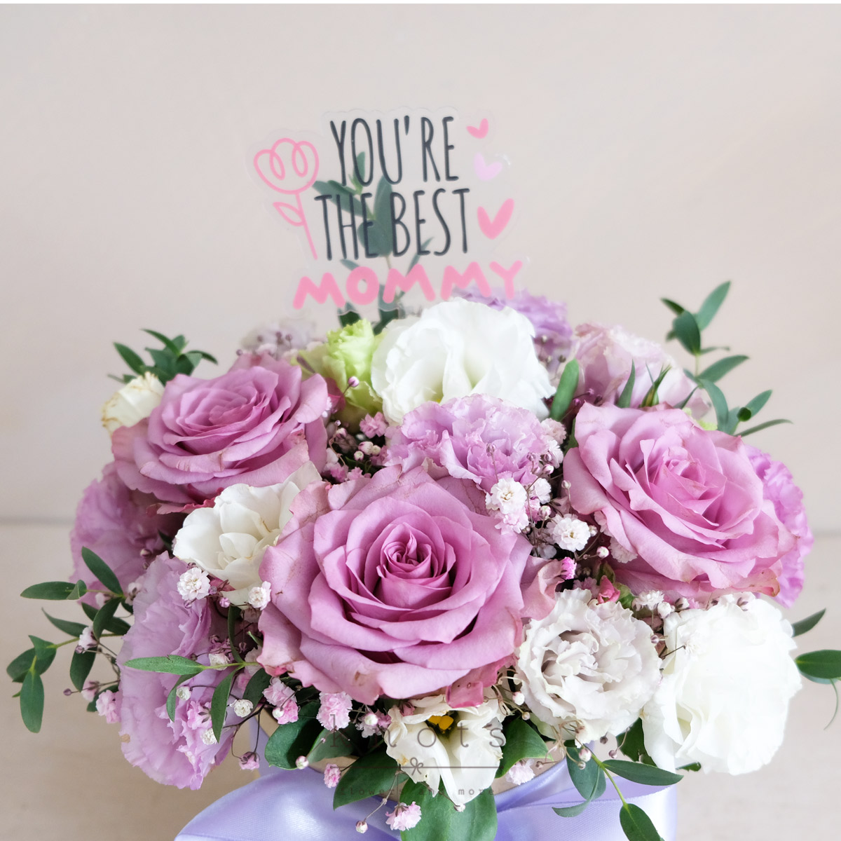 Our Queen (Purple Roses Arrangement) | Knots.ph