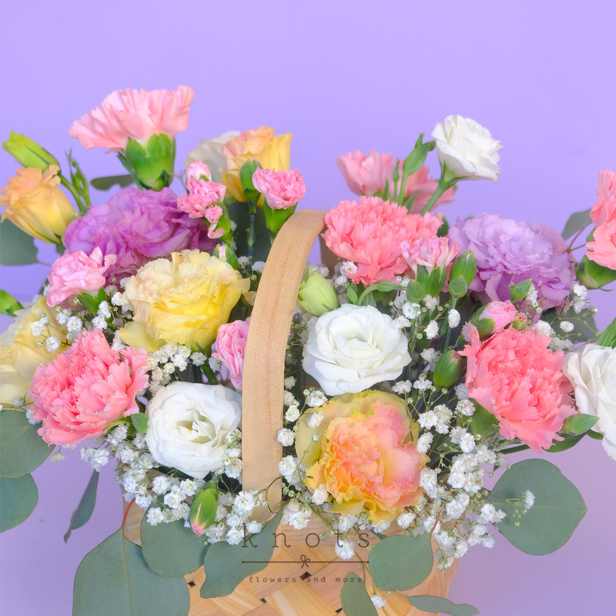 Beacon of Love (Mixed Colored Carnations Arrangement) | Knots.ph