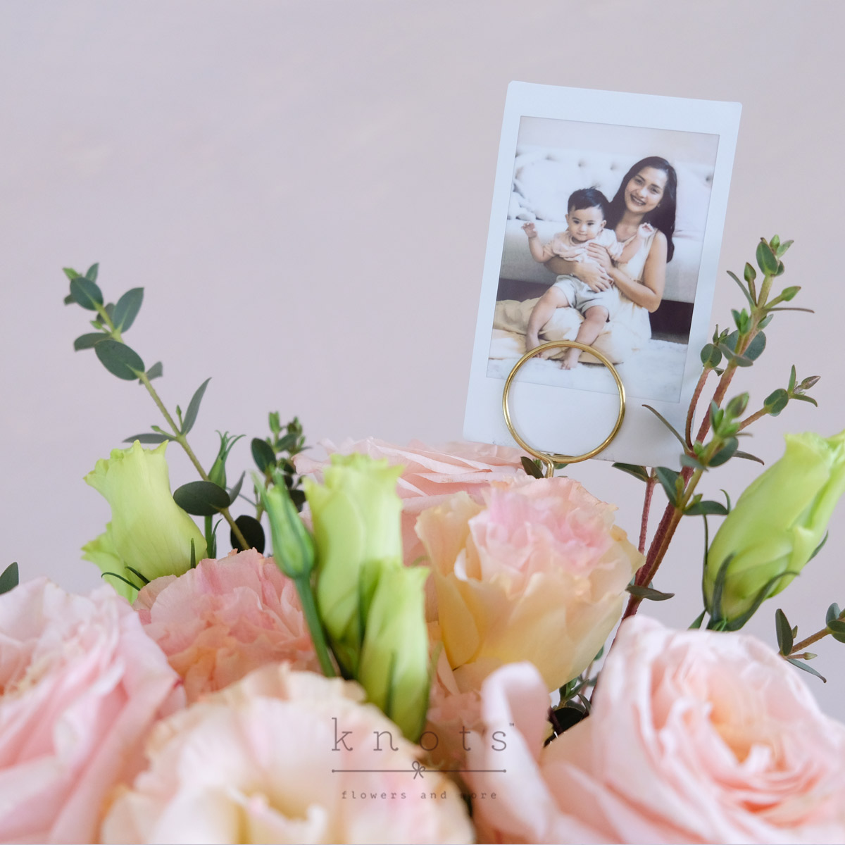 Time with You (Flower arrangement with Instax) | Knots.ph