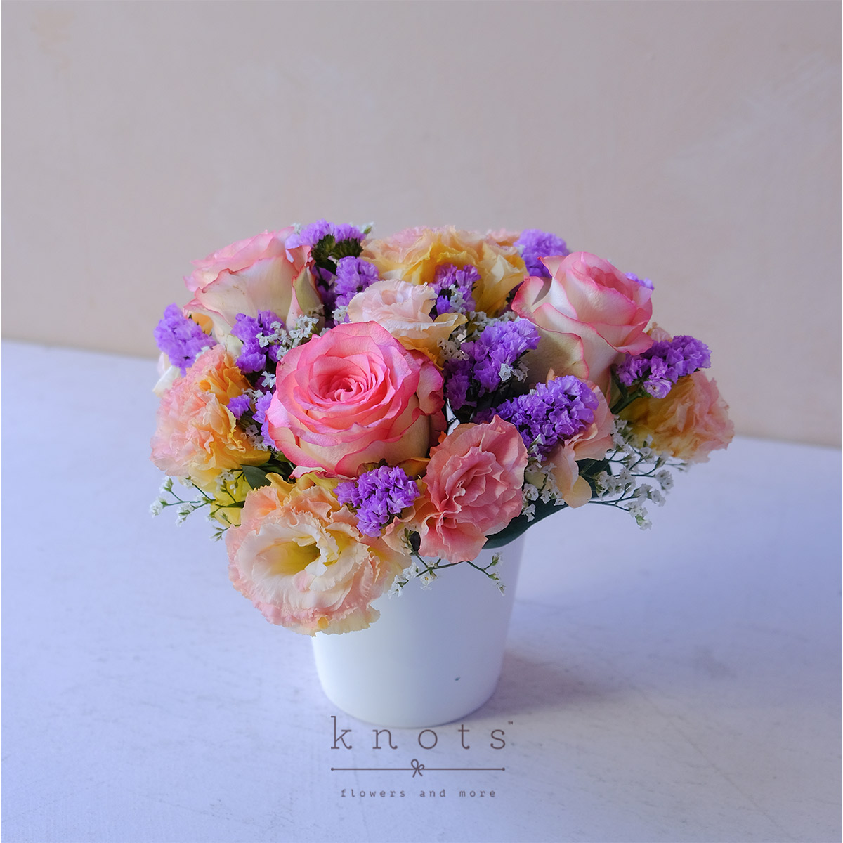 Ever-Blooming (Two-Toned Pink Rose Arrangement) | Knots.ph