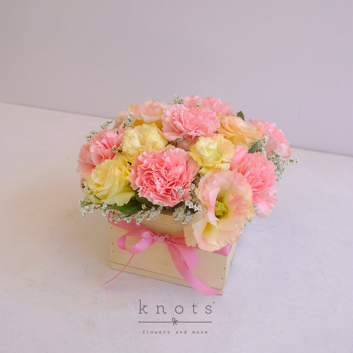 Sunday Grace (Pink Carnations Arrangement) | Knots.ph