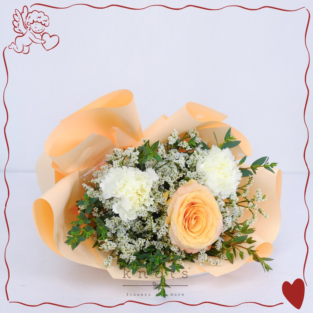 Romantic Radiance (Shimmer Ecuadorian Rose Bouquet) | Knots.ph