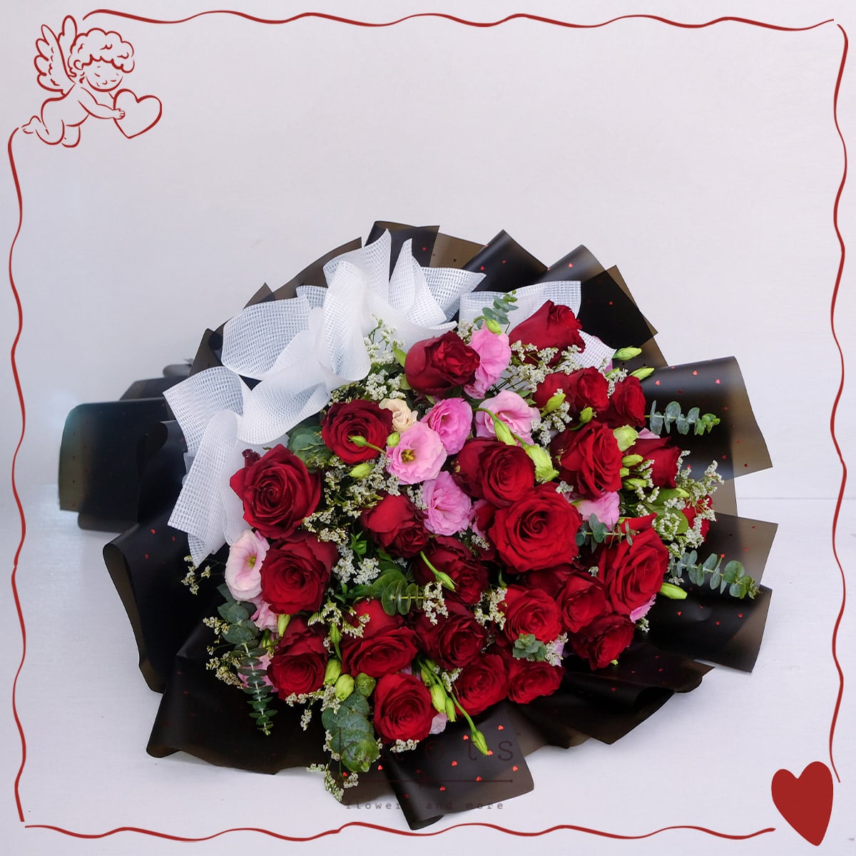 Forever A Lover (Red Ecuadorian Rose Bouquet) | Knots.ph