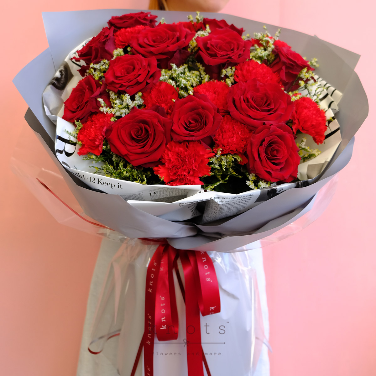 True Love (12 Red Ecuadorian Roses Bouquet) | Knots.ph