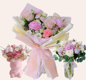 Secret Garden Gala (Mixed Flowers Arrangement) | Knots.ph