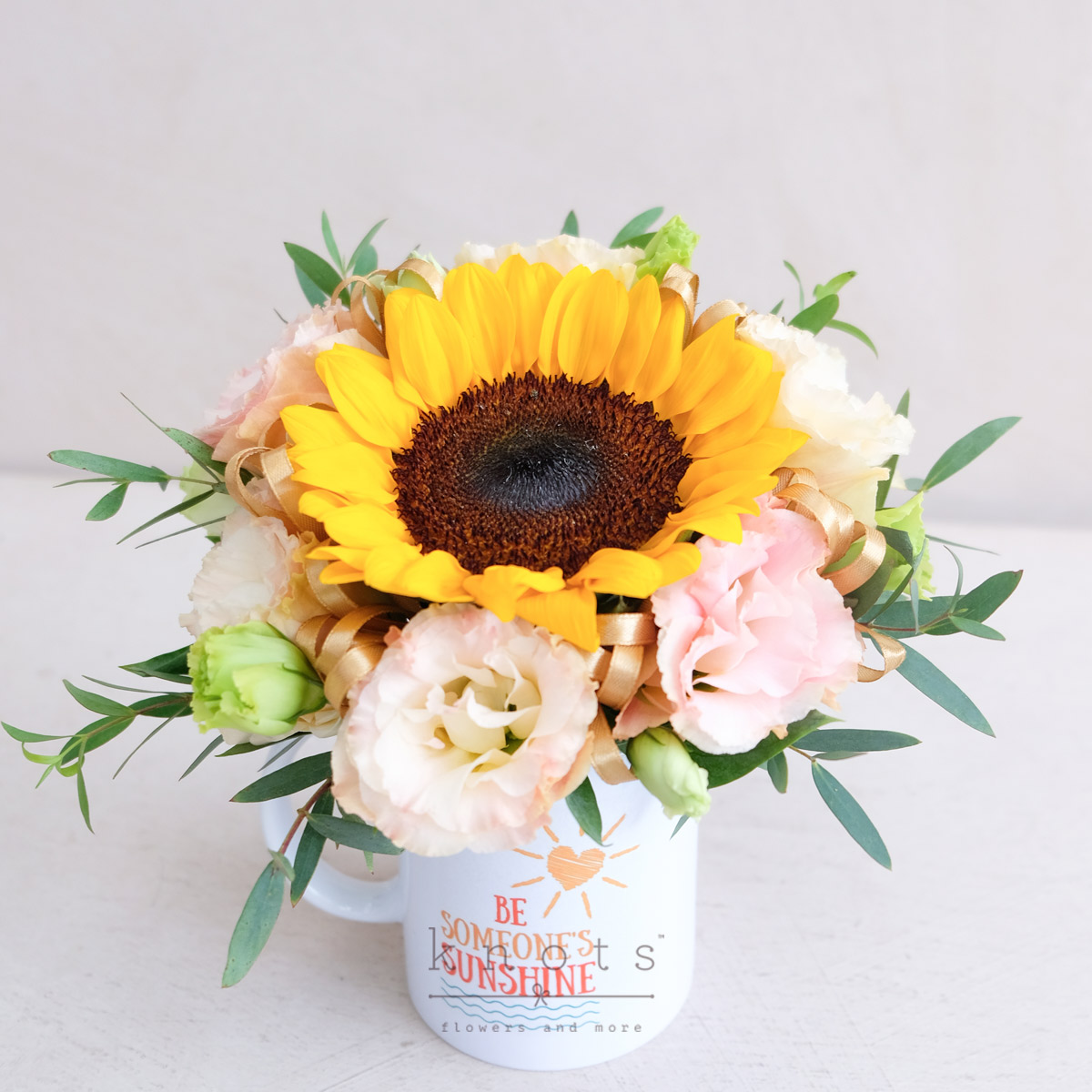 Be Someone's Sunshine (Sunflower in Mug Arrangement) | Knots.ph