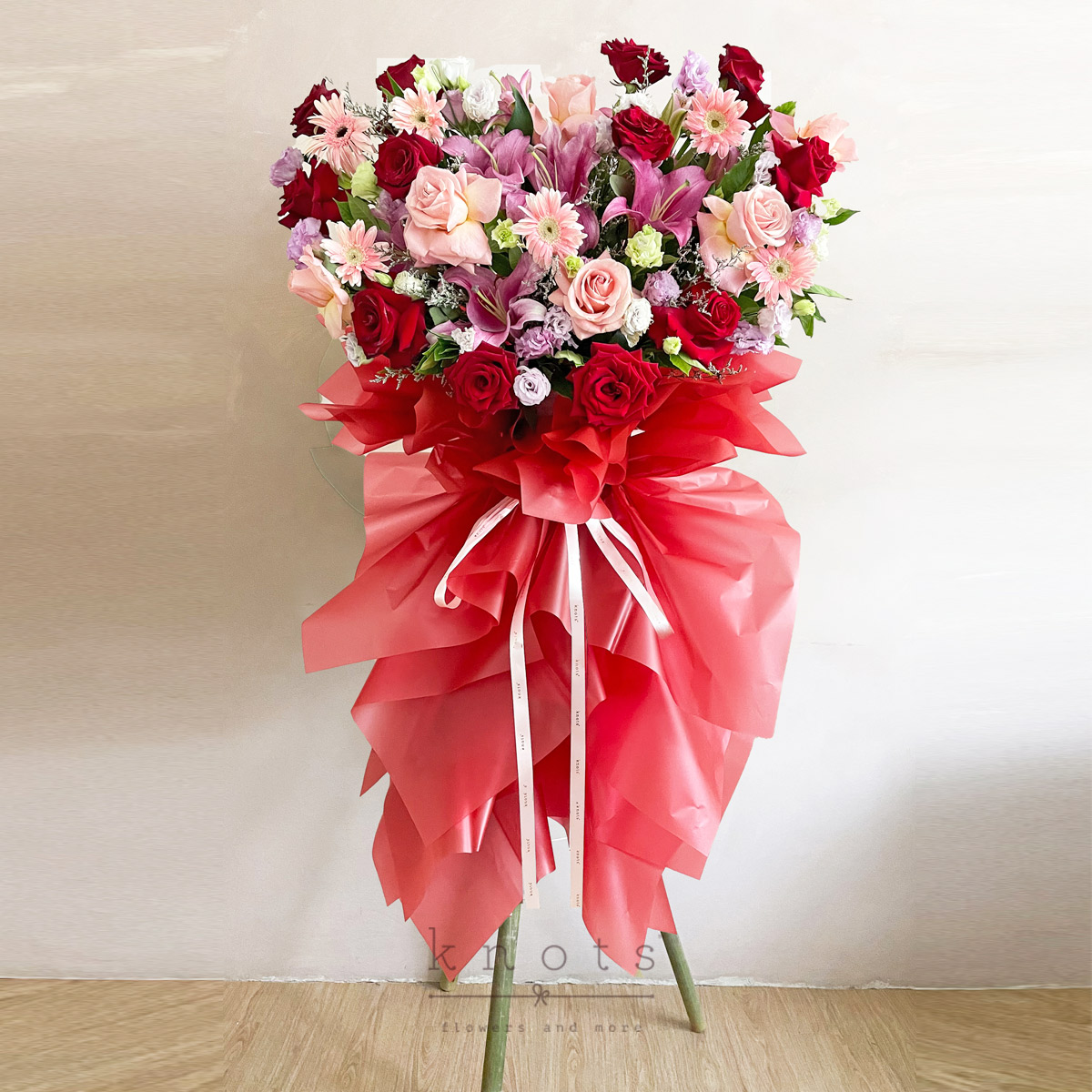 Blooms of Devotion (Congratulatory Flower Stand) | Knots.ph