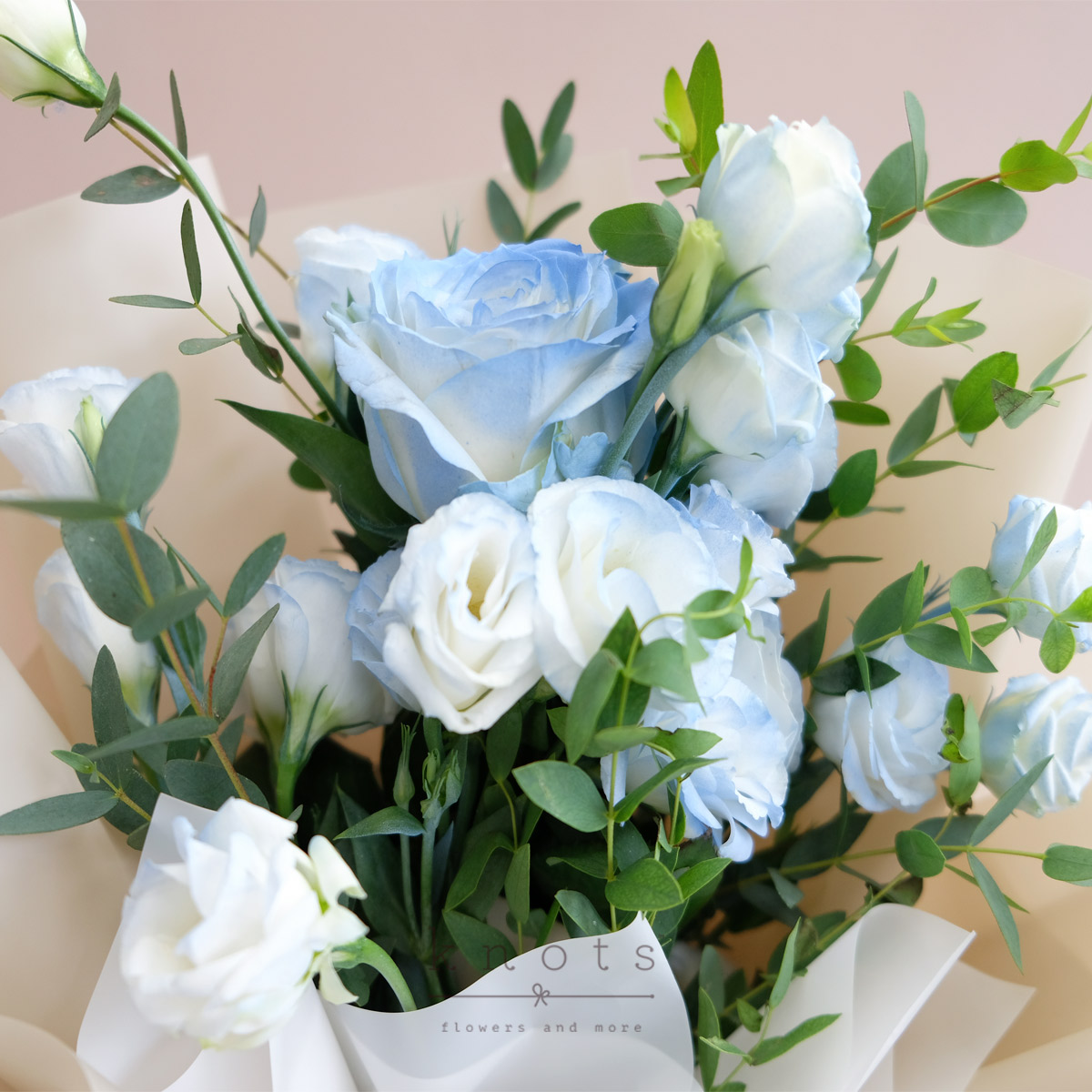 Krista (Light Blue Rose Bouquet) | Knots.ph