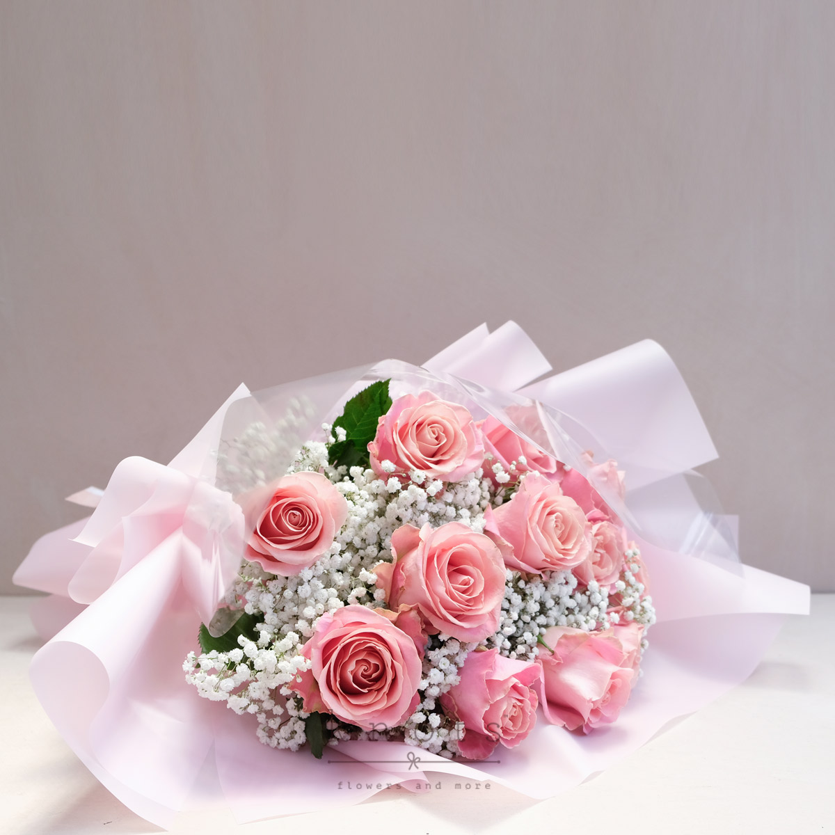 Everyday in Love (12 Pink Ecuadorian Roses Bouquet) | Knots.ph