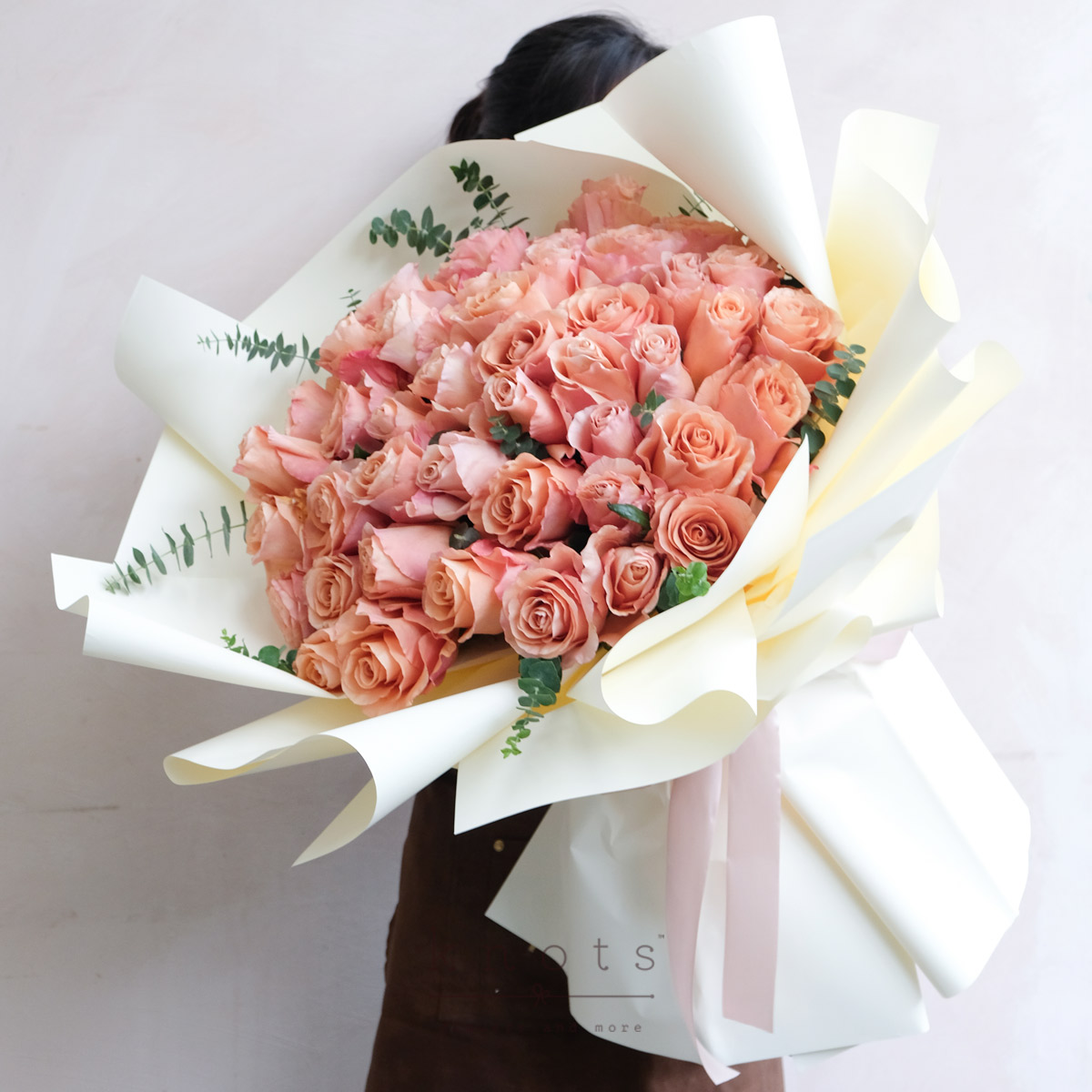 Love Overload (Mocca Ecuadorian Roses) | Knots.ph