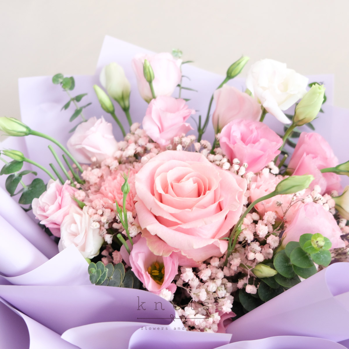 Sonata (Pink Ecuadorian Rose Bouquet) | Knots.ph