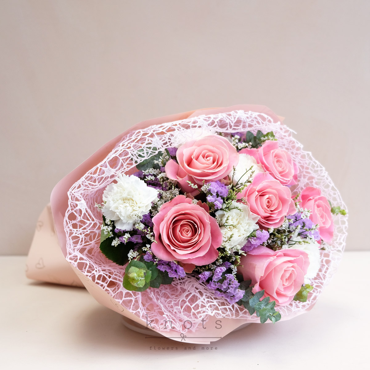 Showered With Love (Pink Ecuadorian Roses Bouquet) | Knots.ph