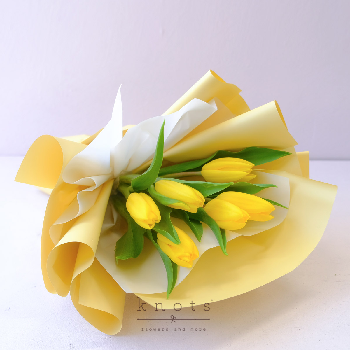 Warm Emotions (Yellow Tulips Bouquet) | Knots.ph