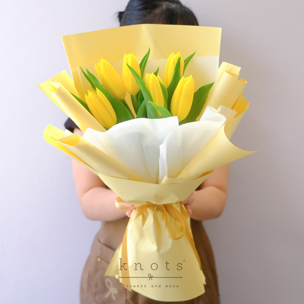 Warm Emotions (Yellow Tulips Bouquet) | Knots.ph