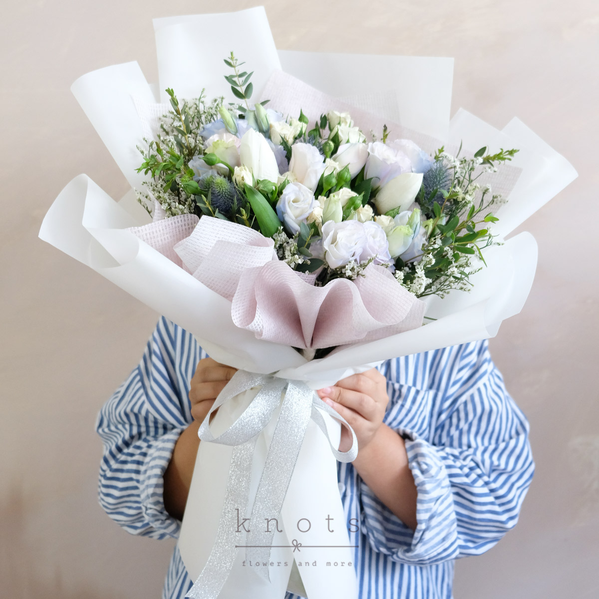 Dreamscape (White Tulips Bouquet) | Knots.ph