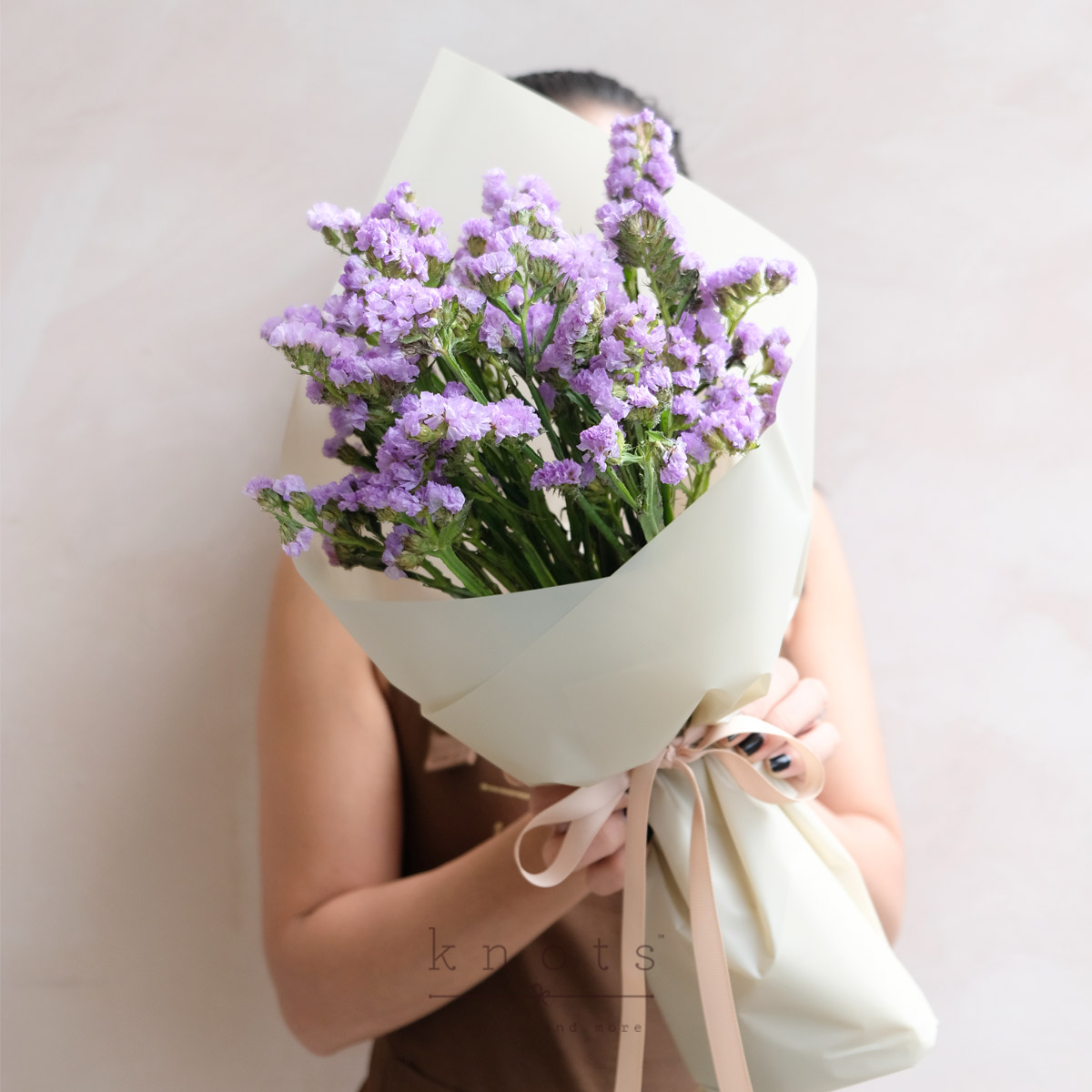 Joyful (Statice Bouquet) | Knots.ph